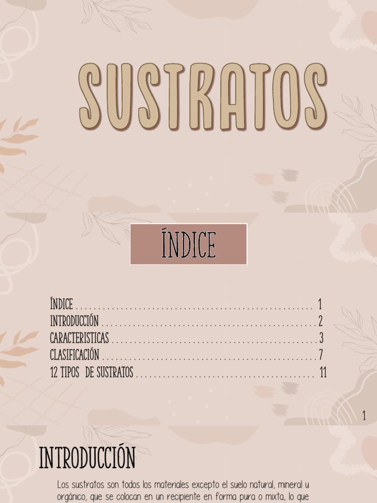Catalogo de Sustratos | PDF | Roca (geología) | Materiales
