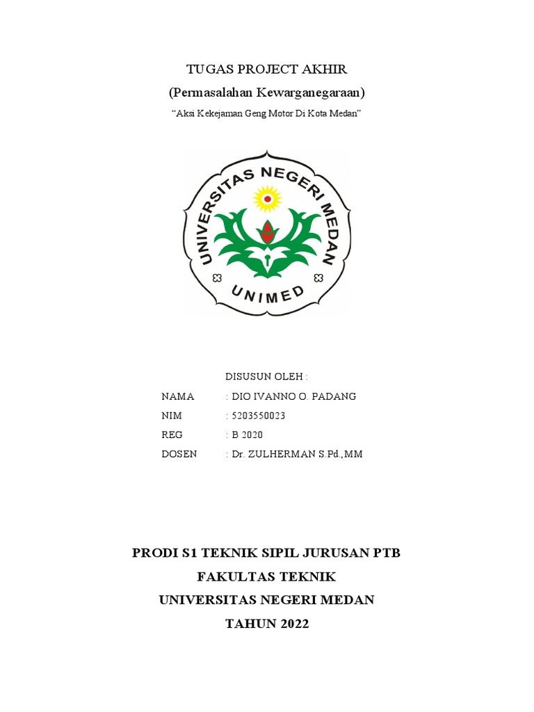 Tugas Project Akhir | PDF