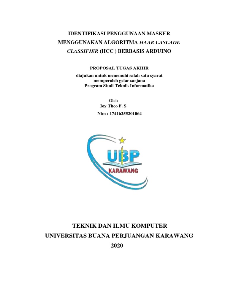 Identifikasi Penguna Masker | PDF