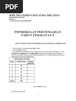 Soalan Pai Tingkatan 4 Pat 2024 | PDF