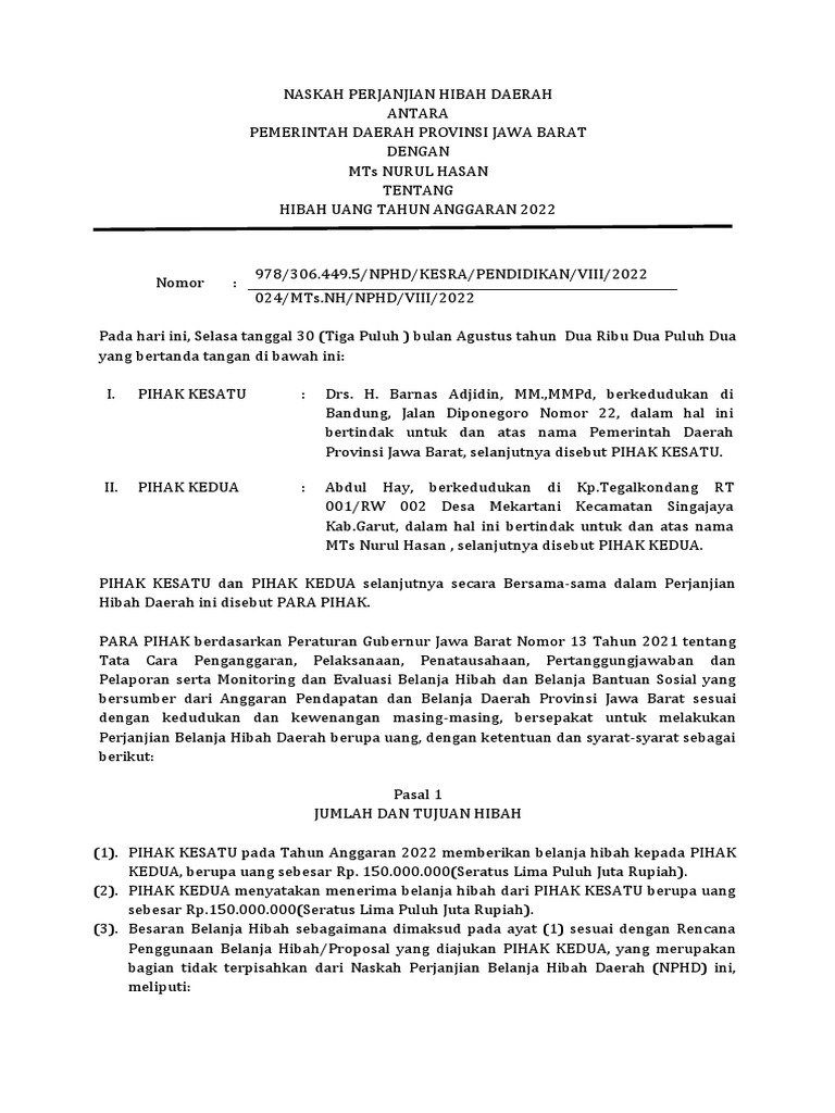 NPHD MTs NURUL HASAN | PDF