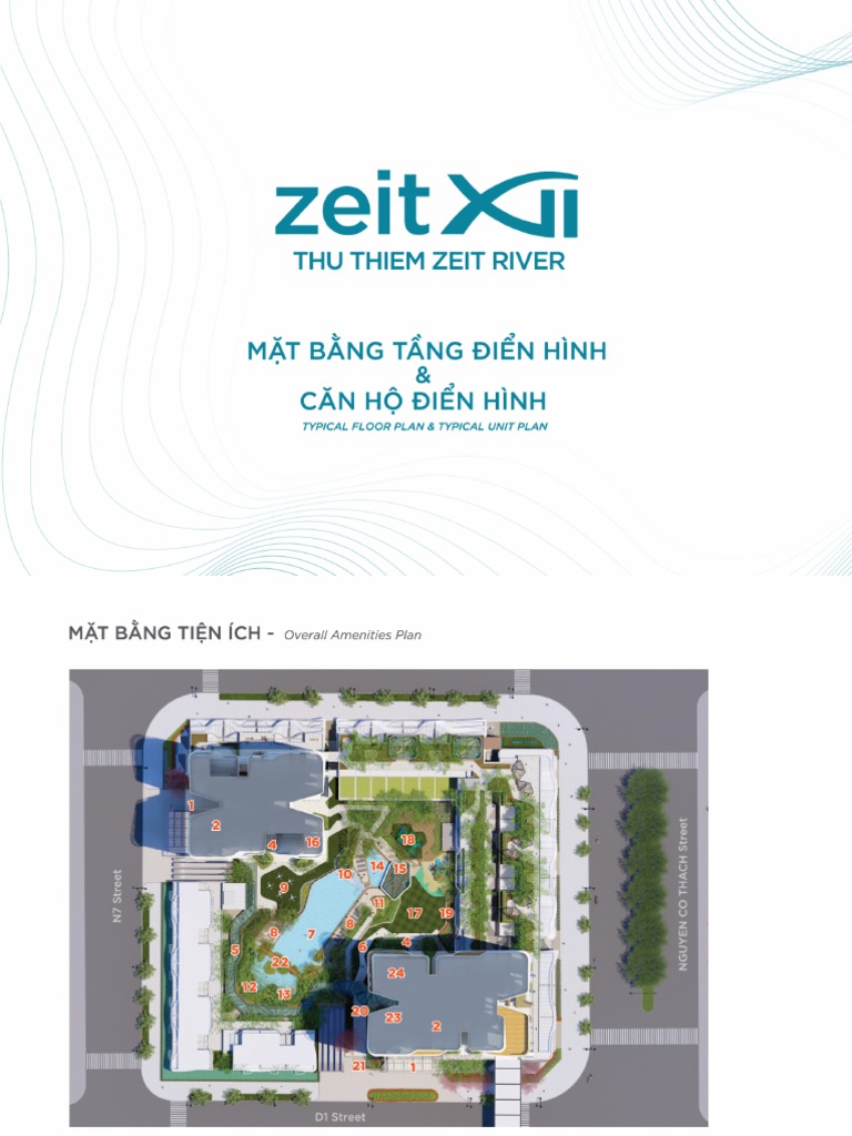 Mặt Bằng Layout - Thủ Thiêm Zeit River | PDF