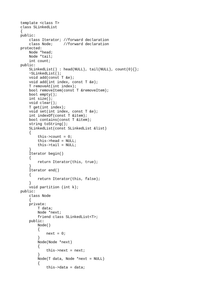 Function Singly Linked List Pdf