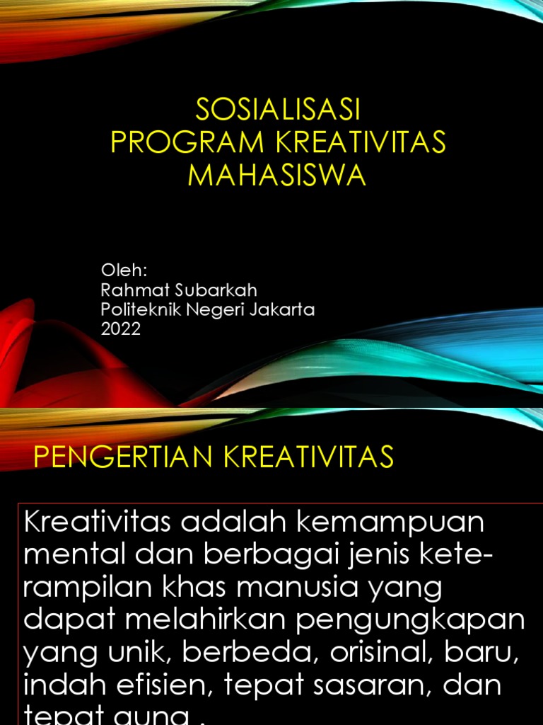 Materi PKM Utk PKKP | PDF