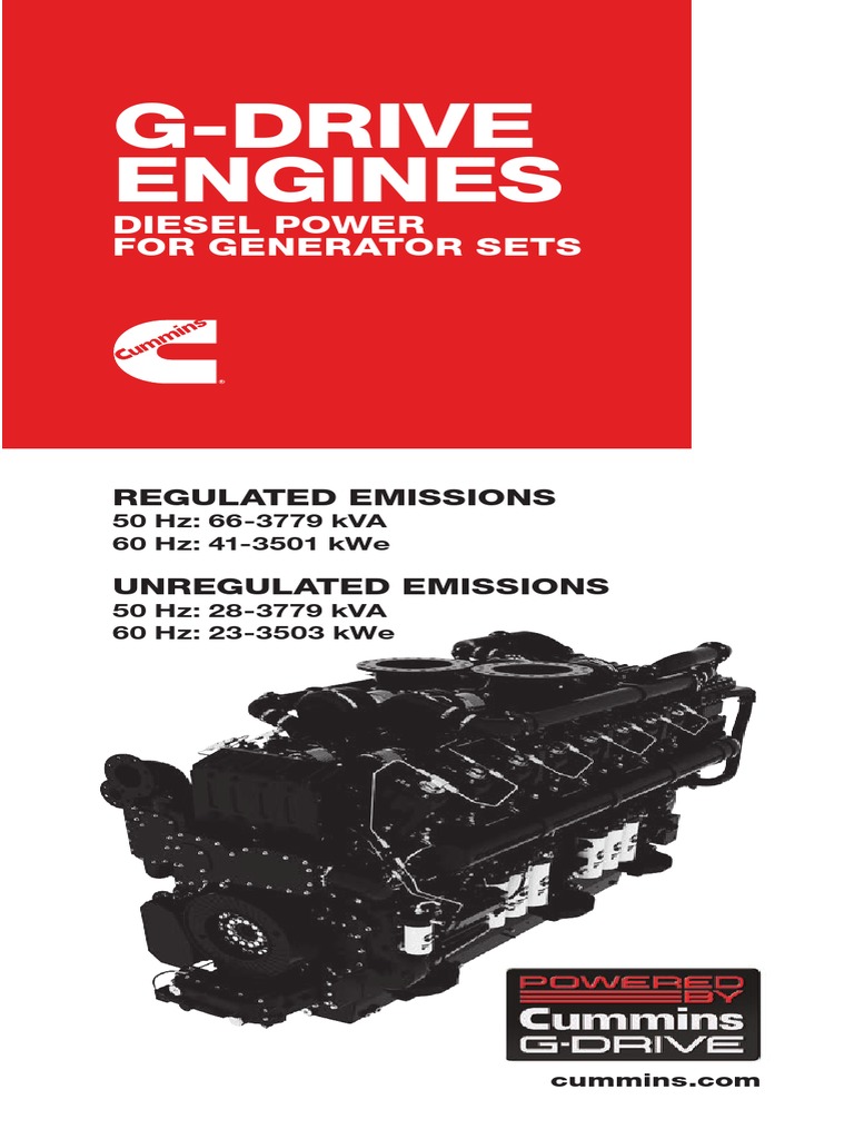 G-Drive Engines: Unregulated Emissions | PDF