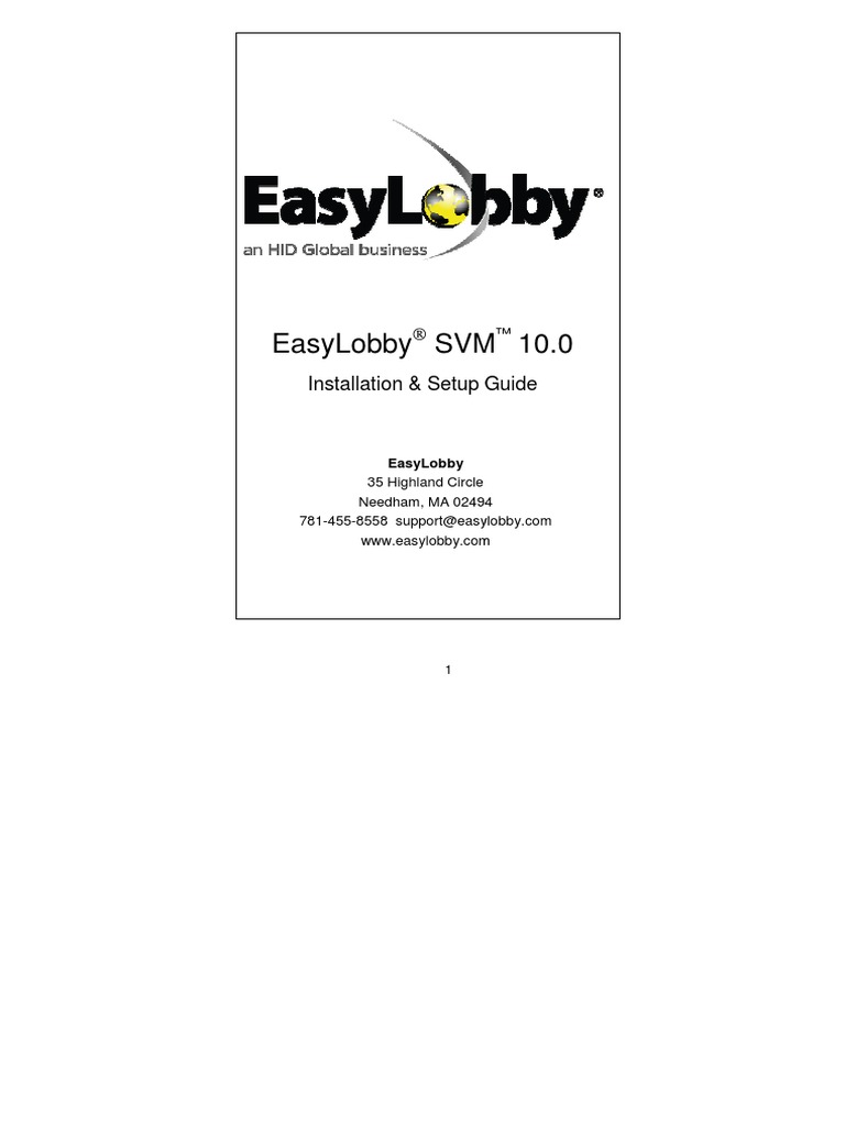 SVM 10 Install Instructions | PDF | Databases | Installation (Computer ...