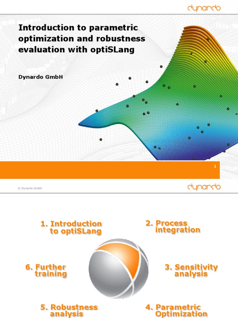 optiSLang Einfuehrung Webinar | PDF | Sensitivity Analysis | Mathematical Optimization
