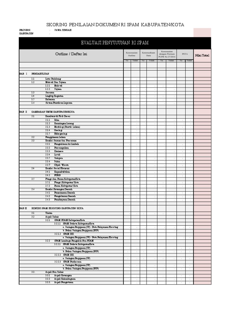 Form Penilaian | PDF