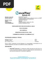 K Fol Nitrogen Ficha Tecnica PDF | PDF