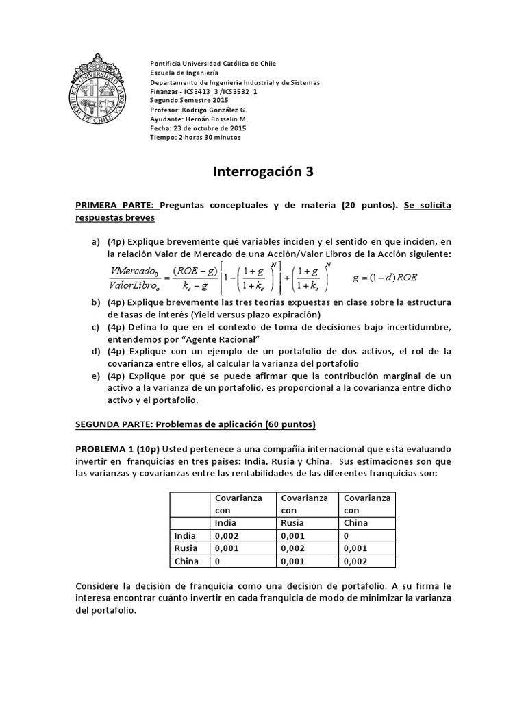 Pauta I3 | PDF | Métodos y materiales de enseñanza