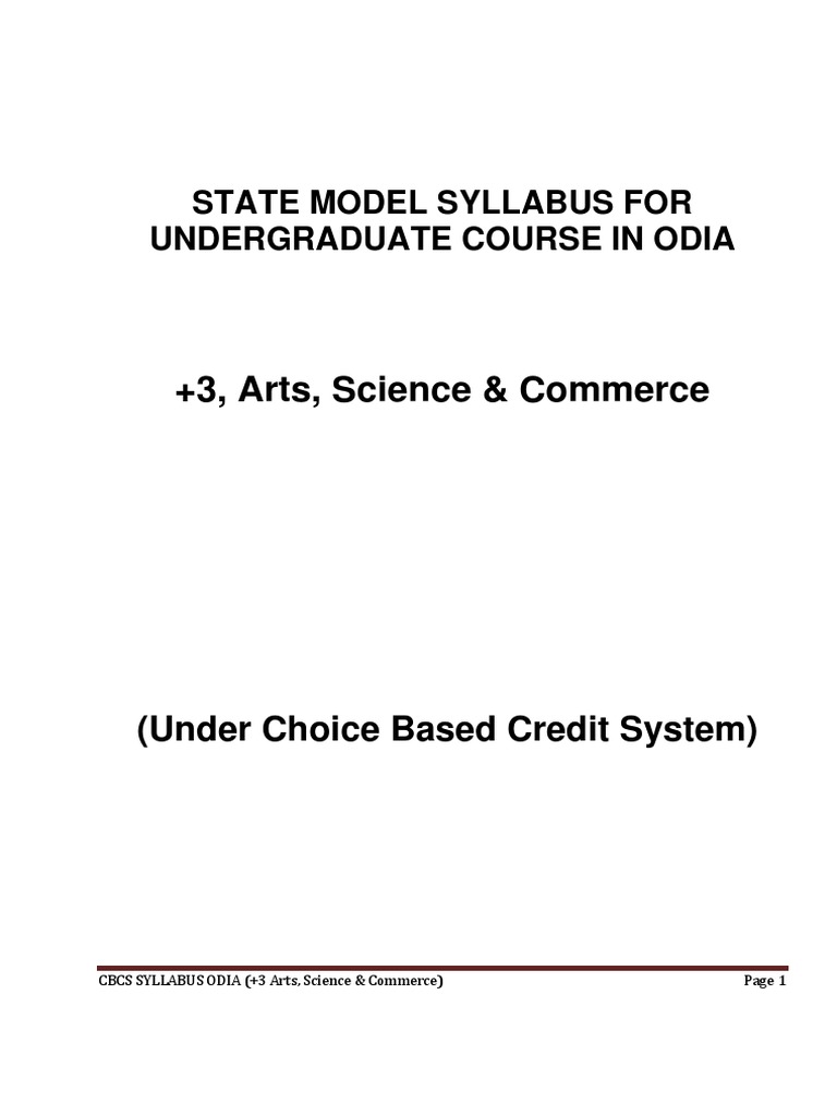 BA Syllabus | PDF