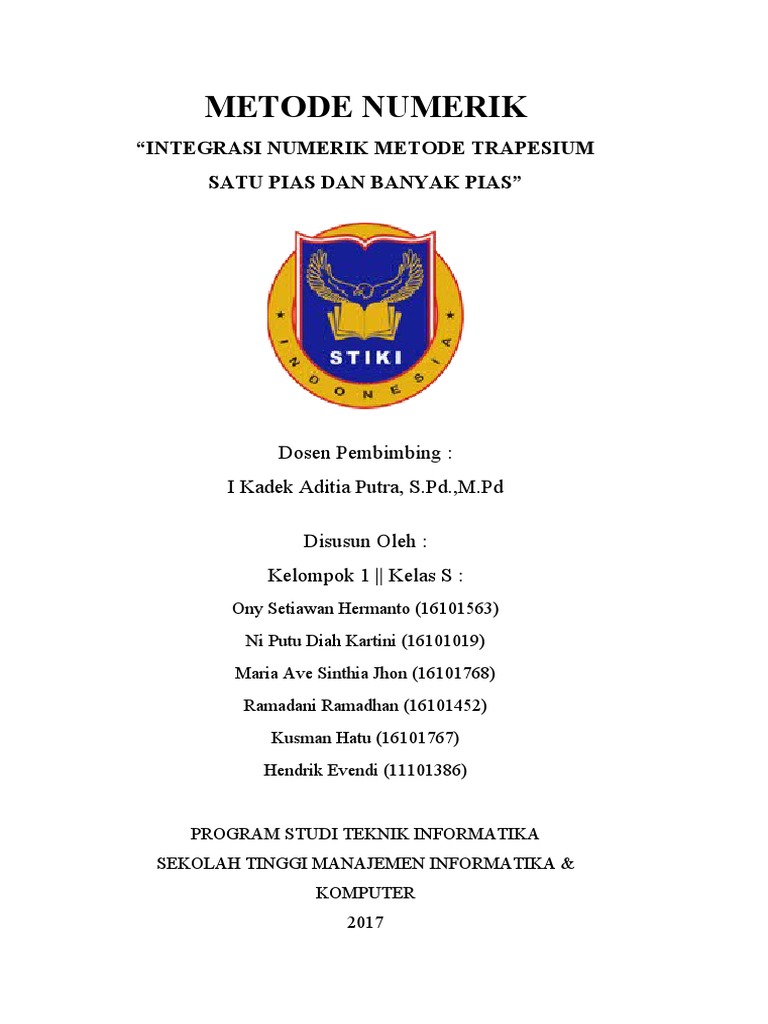 Metode Trapesium dalam Integrasi Numerik | PDF