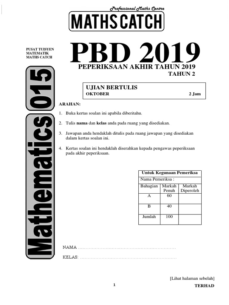 PBD Tahun 2 MT | PDF