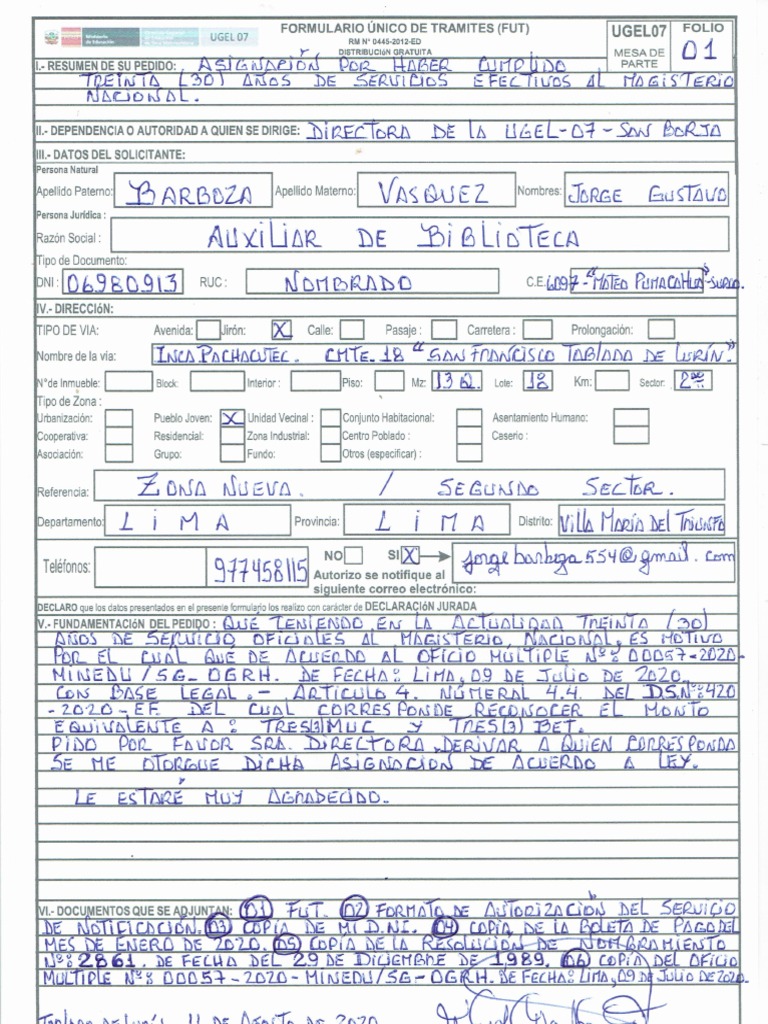 Documentos Jorge Barboza | PDF