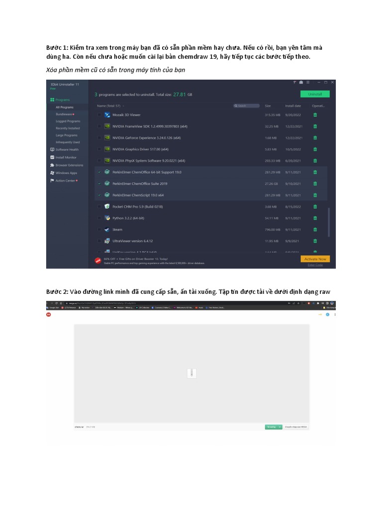 Hướng Dẫn Cài Chemdraw 19 | PDF