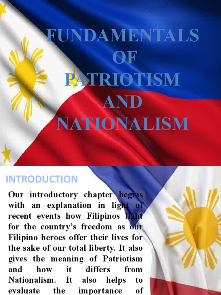 Understanding Philippine Patriotism | PDF | Nationalism | Kinship