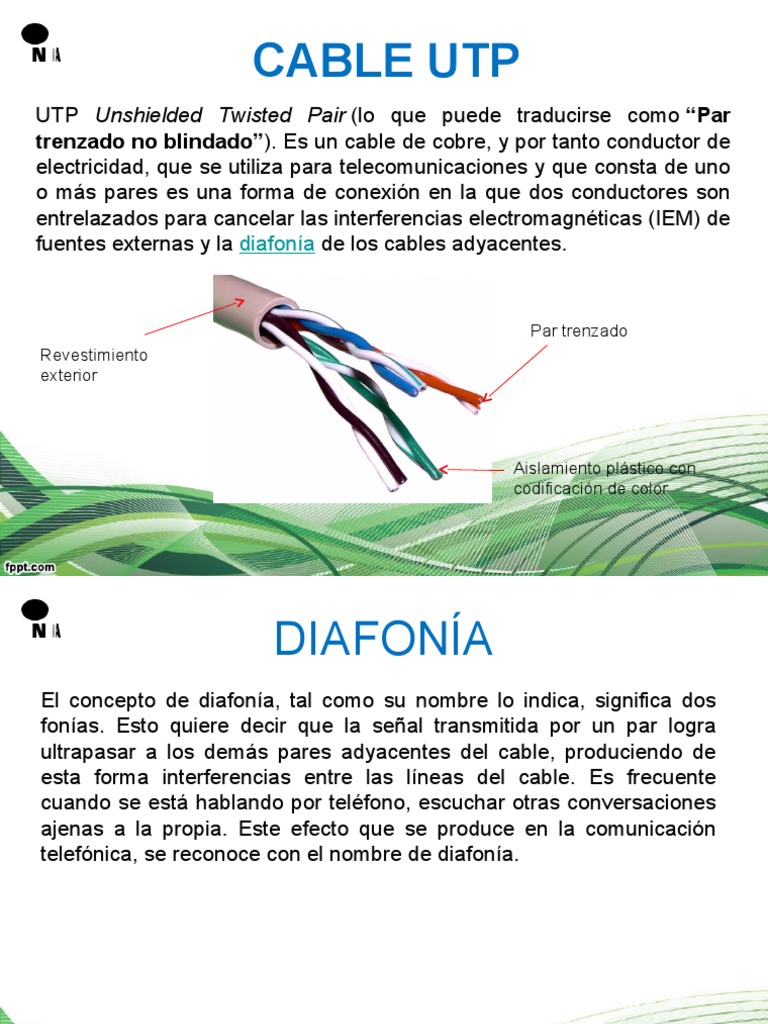 Cable Utp | PDF | Ingenieria Eléctrica | Informática