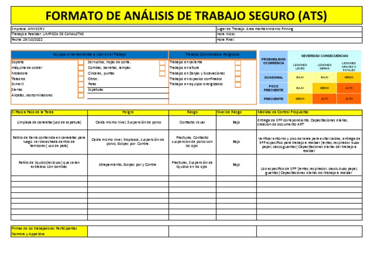 Formato Ats-1 | PDF