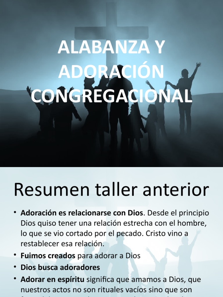 Fdocuments - MX - Talleres Adoracion 02 Alabanza y Adoracion ...