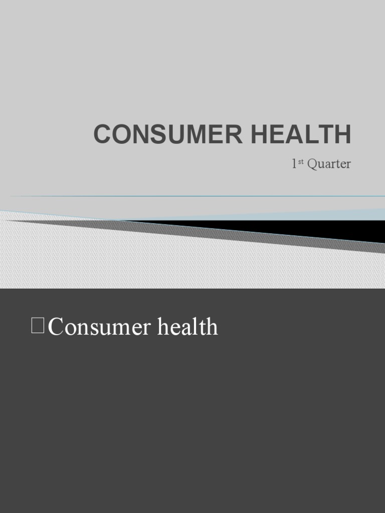 Consumer Health | PDF | Health Care | Hospital