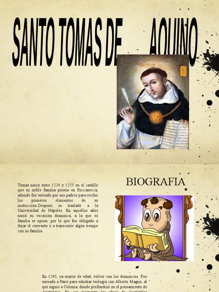 Santo Tomas de Aquino | PDF | Dios | Tomás de Aquino
