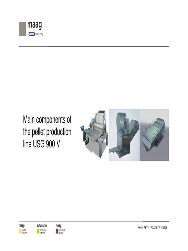 Main Components USG 900 V | PDF | Secondary Sector Of The Economy ...