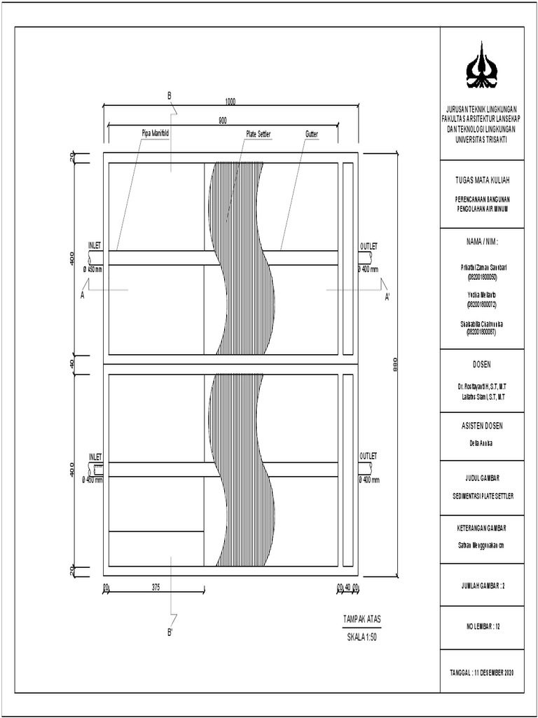 Prihatini Zaman Sanubari - 082001800050 - Gambar Teknik2 | PDF