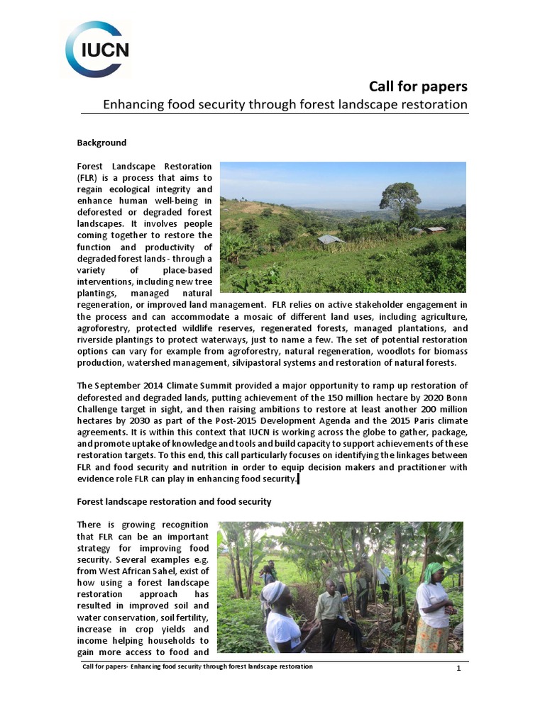 Case Studies - FLR Food Security - Final | PDF | Food Security ...