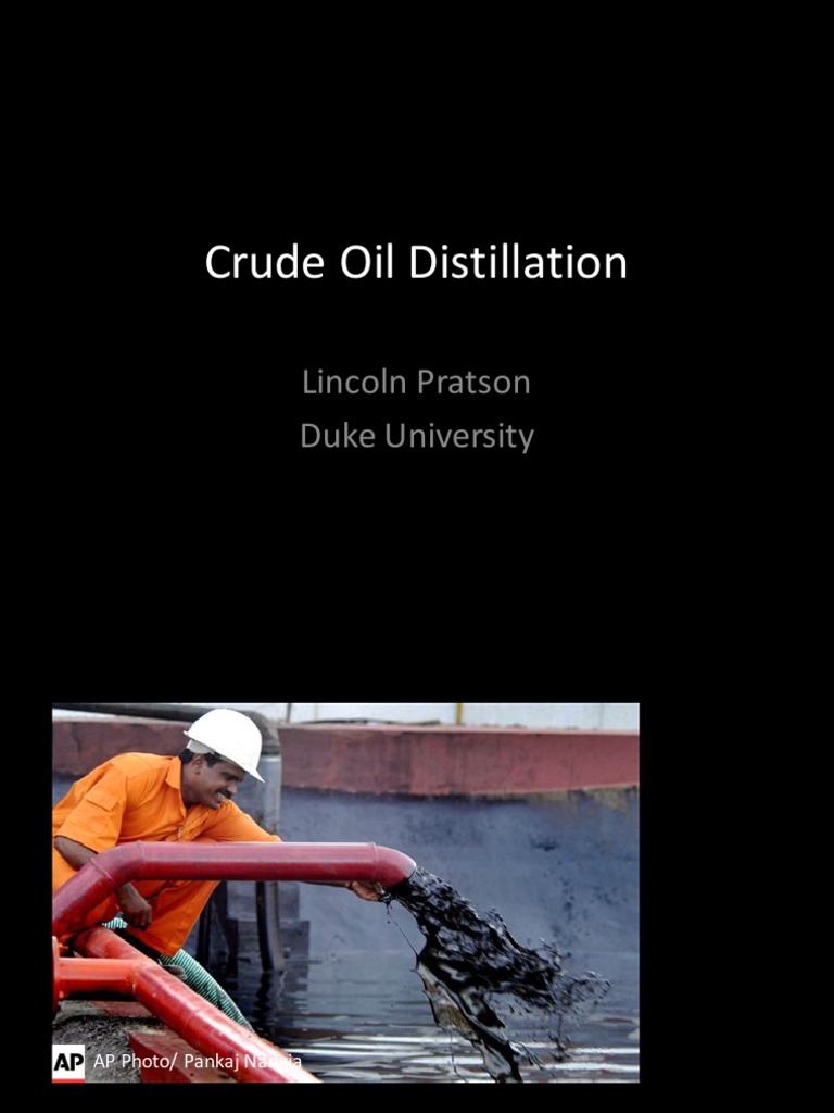 Crude Oil Distillation Slides | PDF