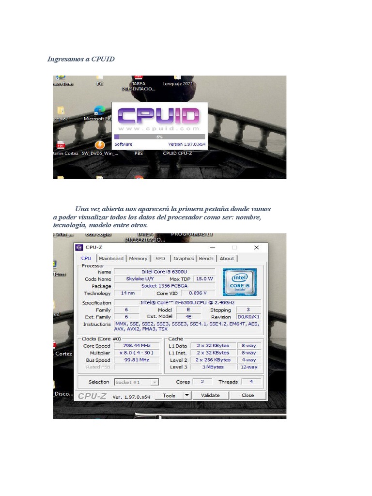 Tutorial Cpuid | PDF | Informática