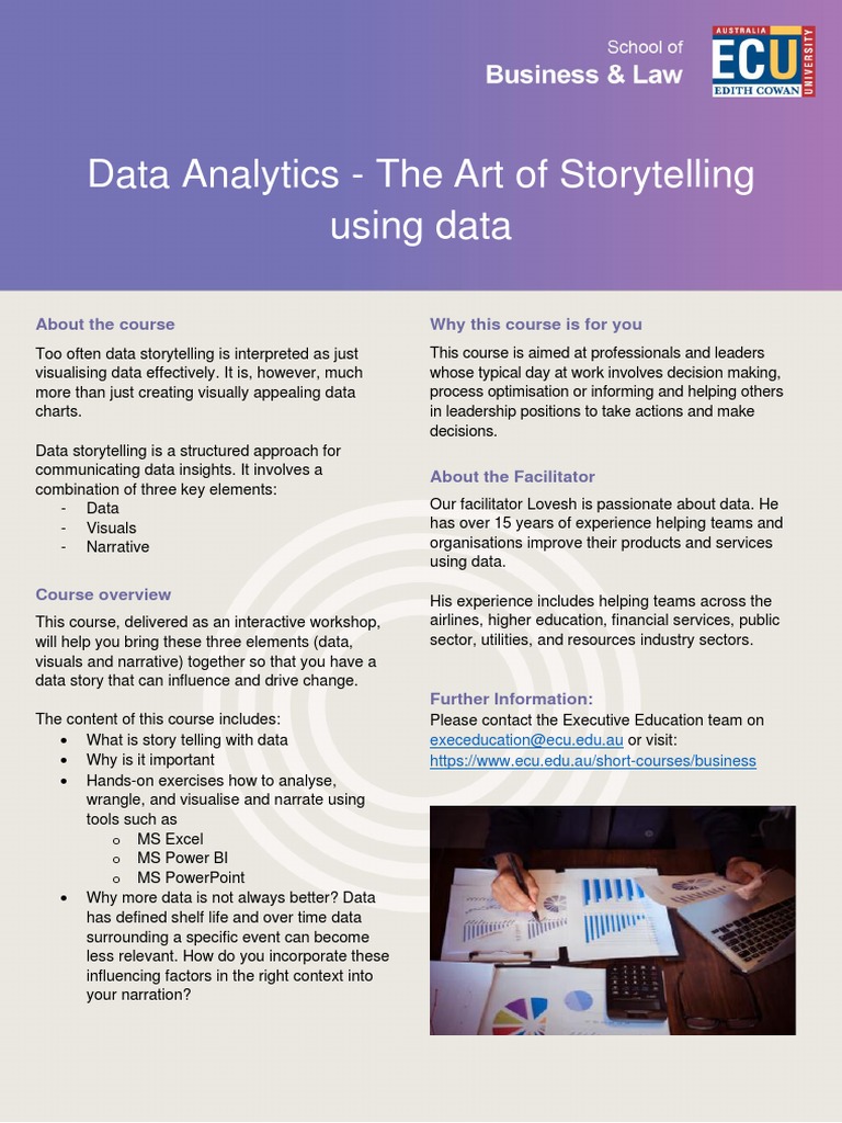 Data Analytics The Art of Storytelling Using Data | PDF