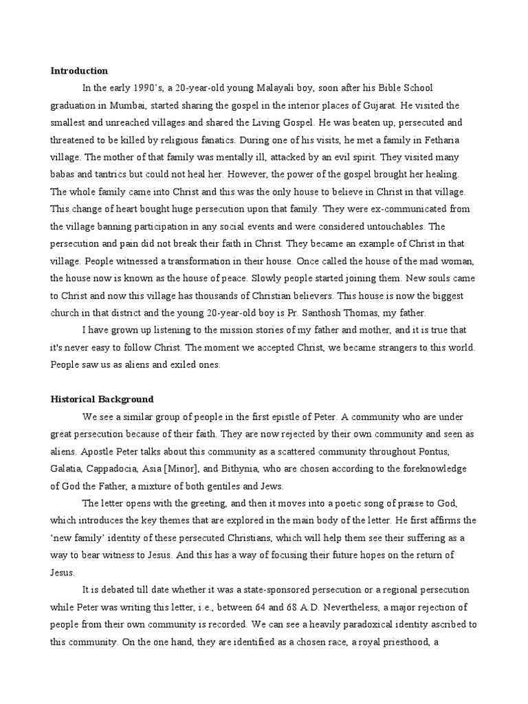 Sermon Script | PDF | Saint Peter | Jesus