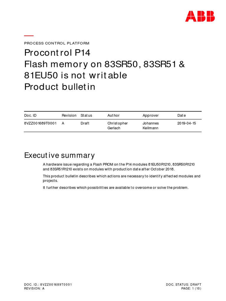 83SR50, 83SR51 and 81EU50 Not Writable | PDF | Random Access Memory | Information