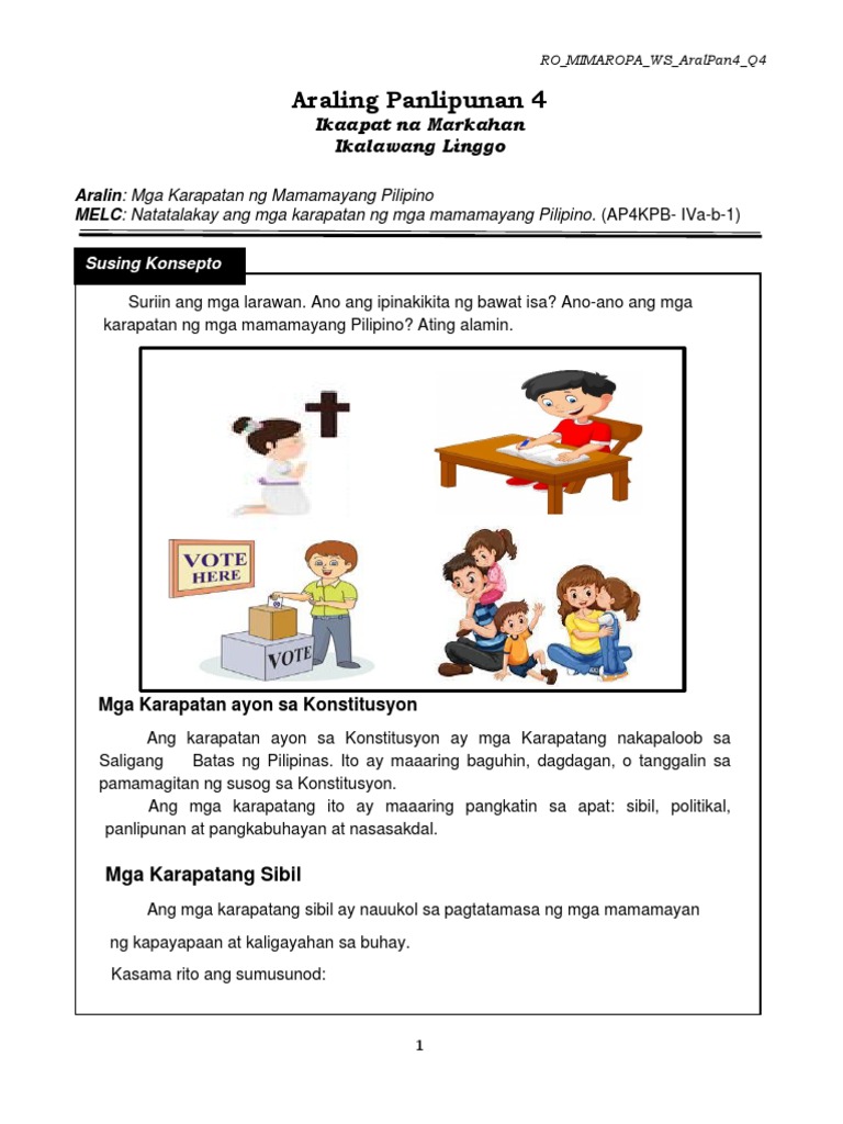 AP4WS Q4 Week2 | PDF