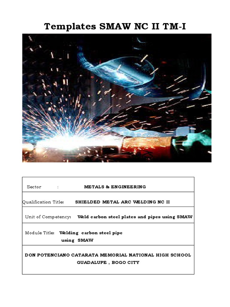 TM Smaw NC Ii | PDF | Welding | Construction