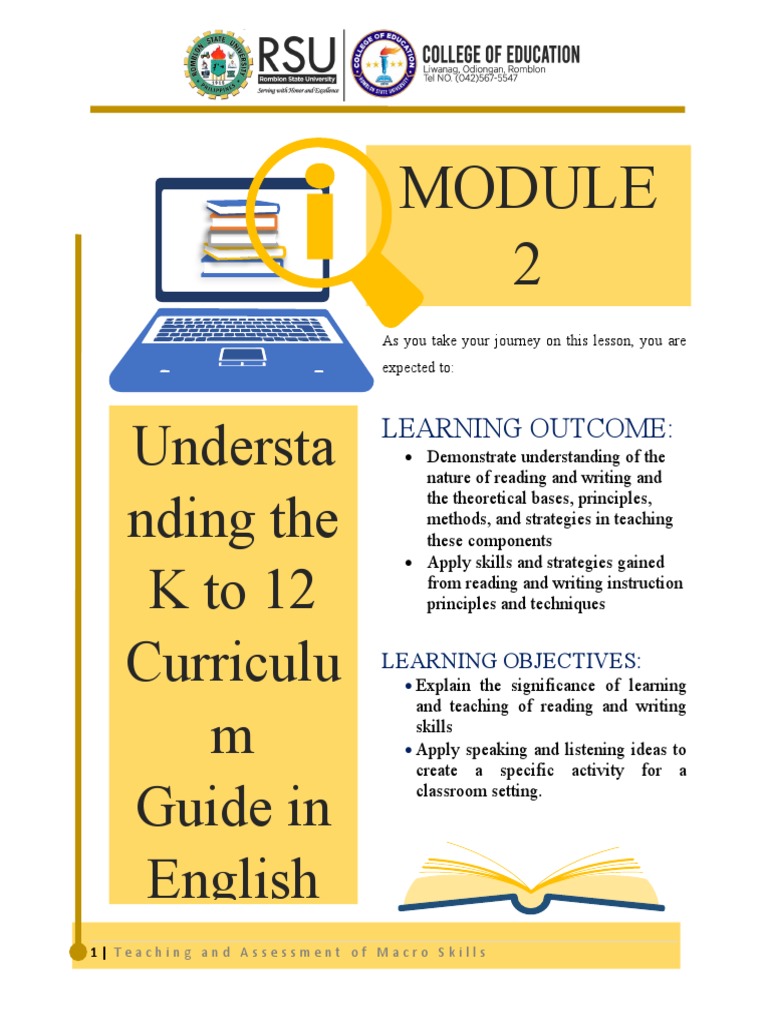 TAM_Module 3 | PDF | Teaching Method | Reading Comprehension