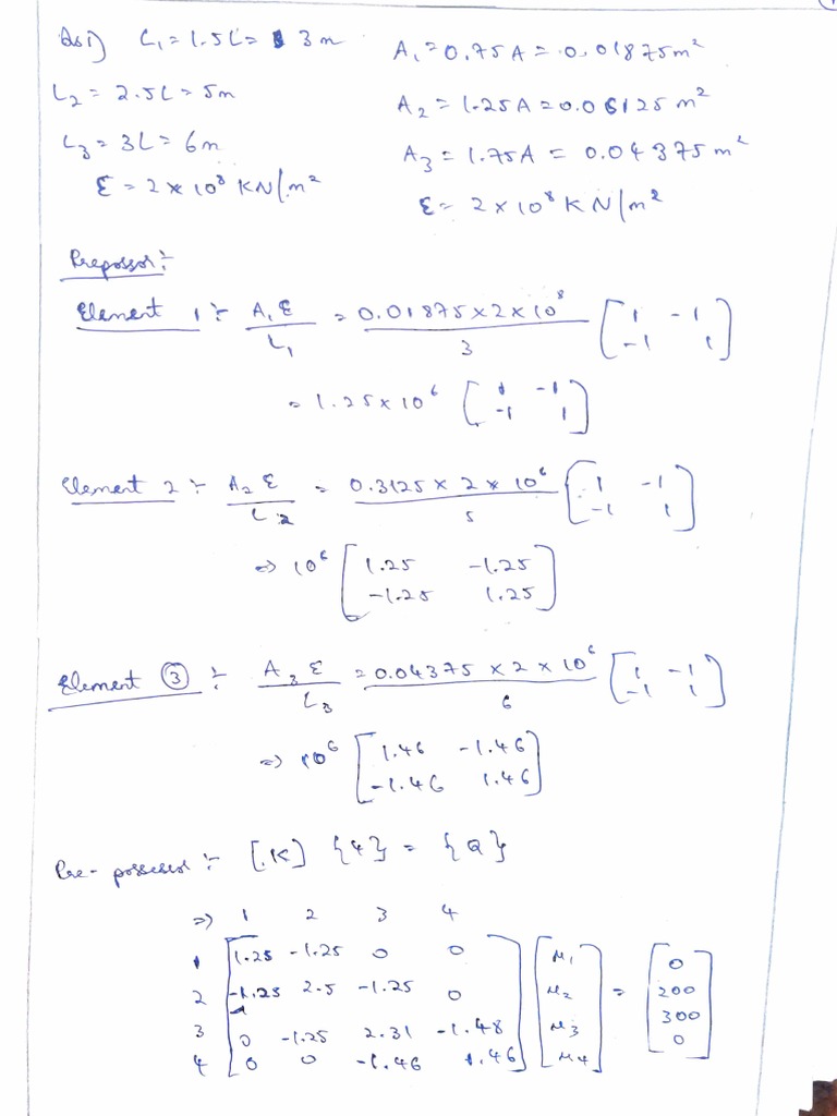 732-006 FEM Assignment 1 | PDF