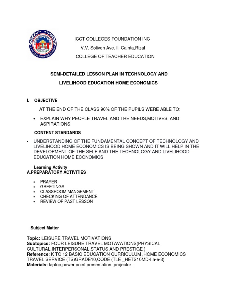 Belemed Lesson Plan 02 | PDF | Lesson Plan | Motivation