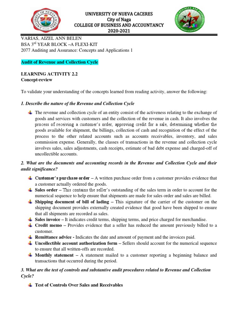 2077 - Varias, Aizel Ann B. - Module 2 | PDF | Invoice | Business