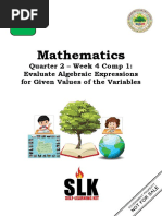 Math5 Q1 WK3 PMDAS-EVALUATED | PDF | Bracket | Arithmetic