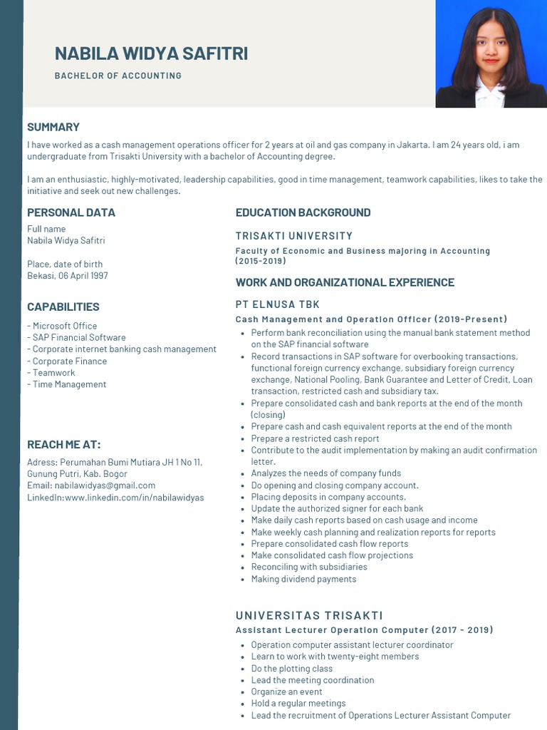 CV Update September 2021 | PDF