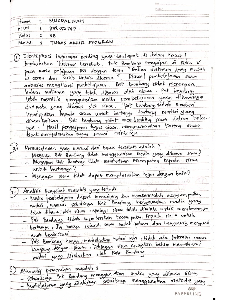 Tugas 1 Tap Muzdalifah 3B | PDF