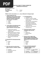 40 SOAL PAT PKN Kelas 7 Semester 2 Kurikulum Merdeka | PDF | Perjalanan