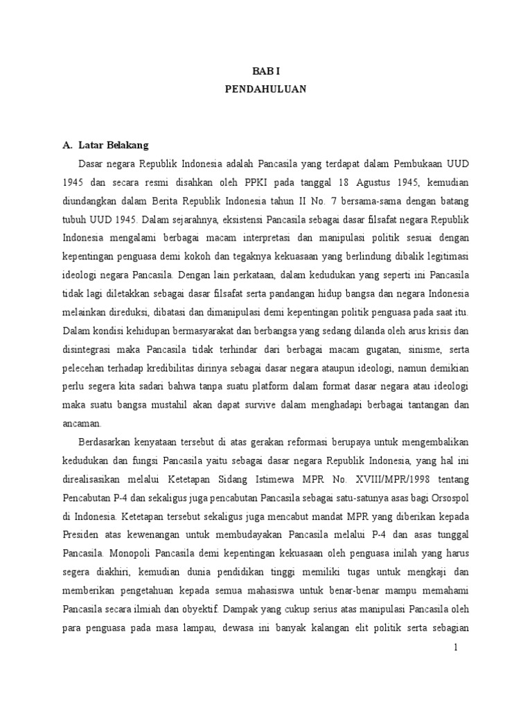 Landasan Yuridis | PDF