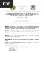 Sample Brgy Resolution | PDF | Devolution | Local Government