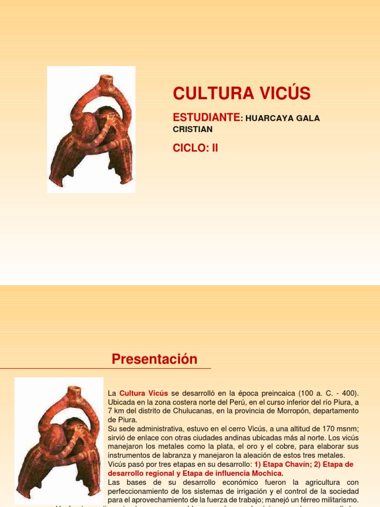 Cultura Vicús: Historia y Características | PDF | Era precolombina ...