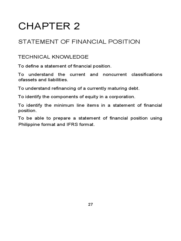 Ia 3 Chapter 2 Draft | PDF | Retained Earnings | Balance Sheet