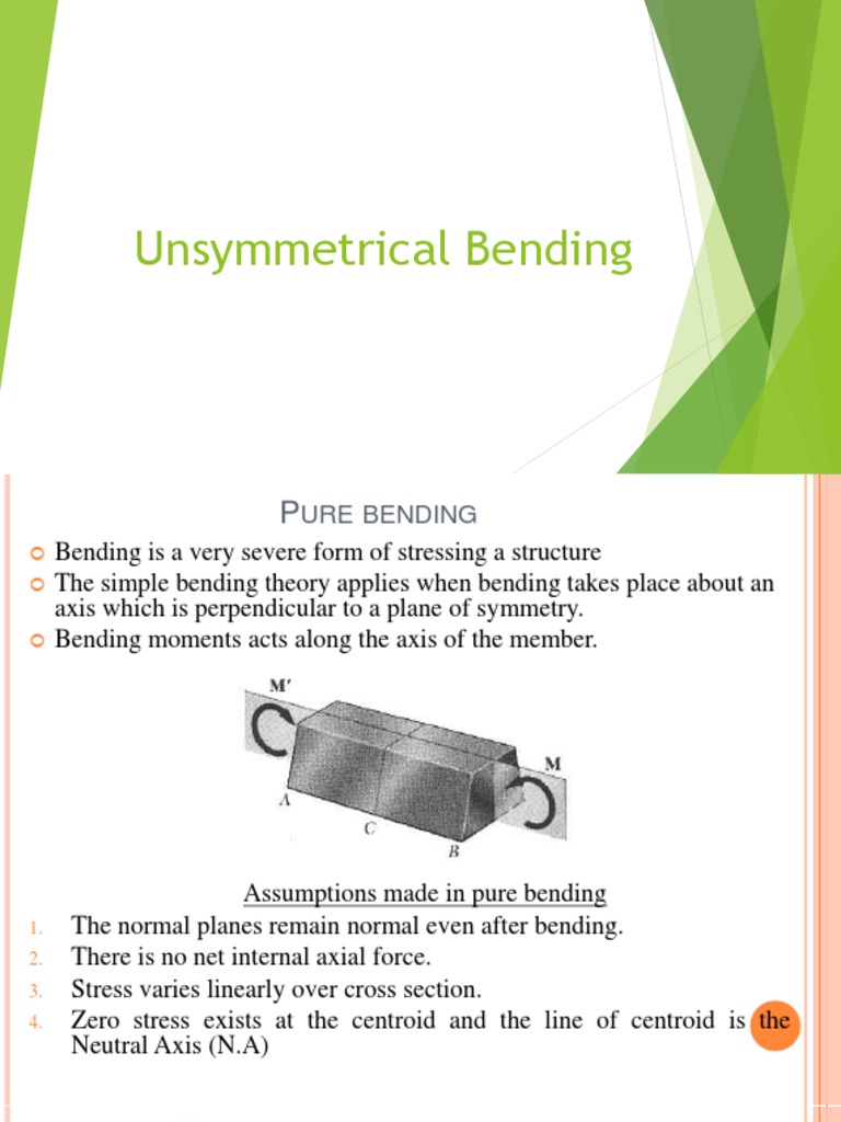 Unsymmetrical Bending | PDF | Bending | Beam (Structure)