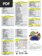 Ecd Checklist - Tagalog Version - Sy 2024-2025-1 | PDF | Linguistics ...