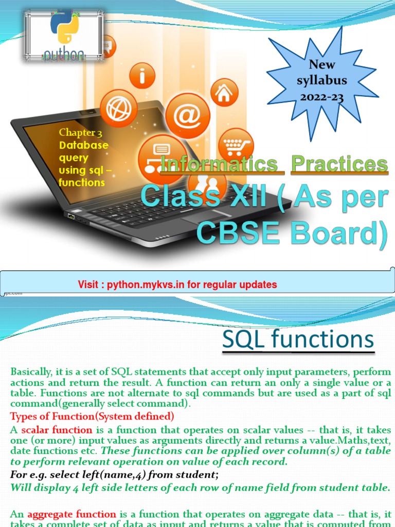 Sql Functions Pdf Parameter Computer Programming Table Database 1819